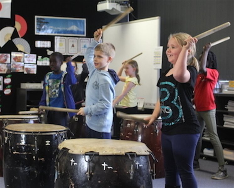 Taiko drum workshop