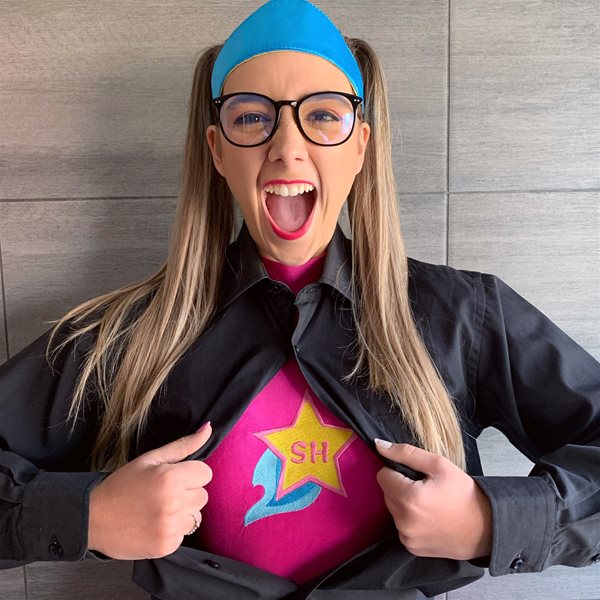 An interactive 'SuperHero Training Session' for schools